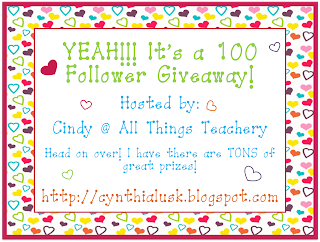 All Things Teachery and more.......: 100 Follower Giveaway!! Check it out!!