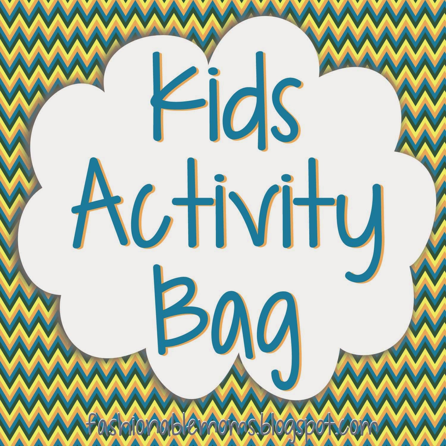 My Fashionable Designs: Kids Activity Bag