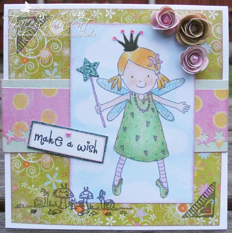 Jellypark Challenges: New Jellypark Digi Stamps - fairy and castle