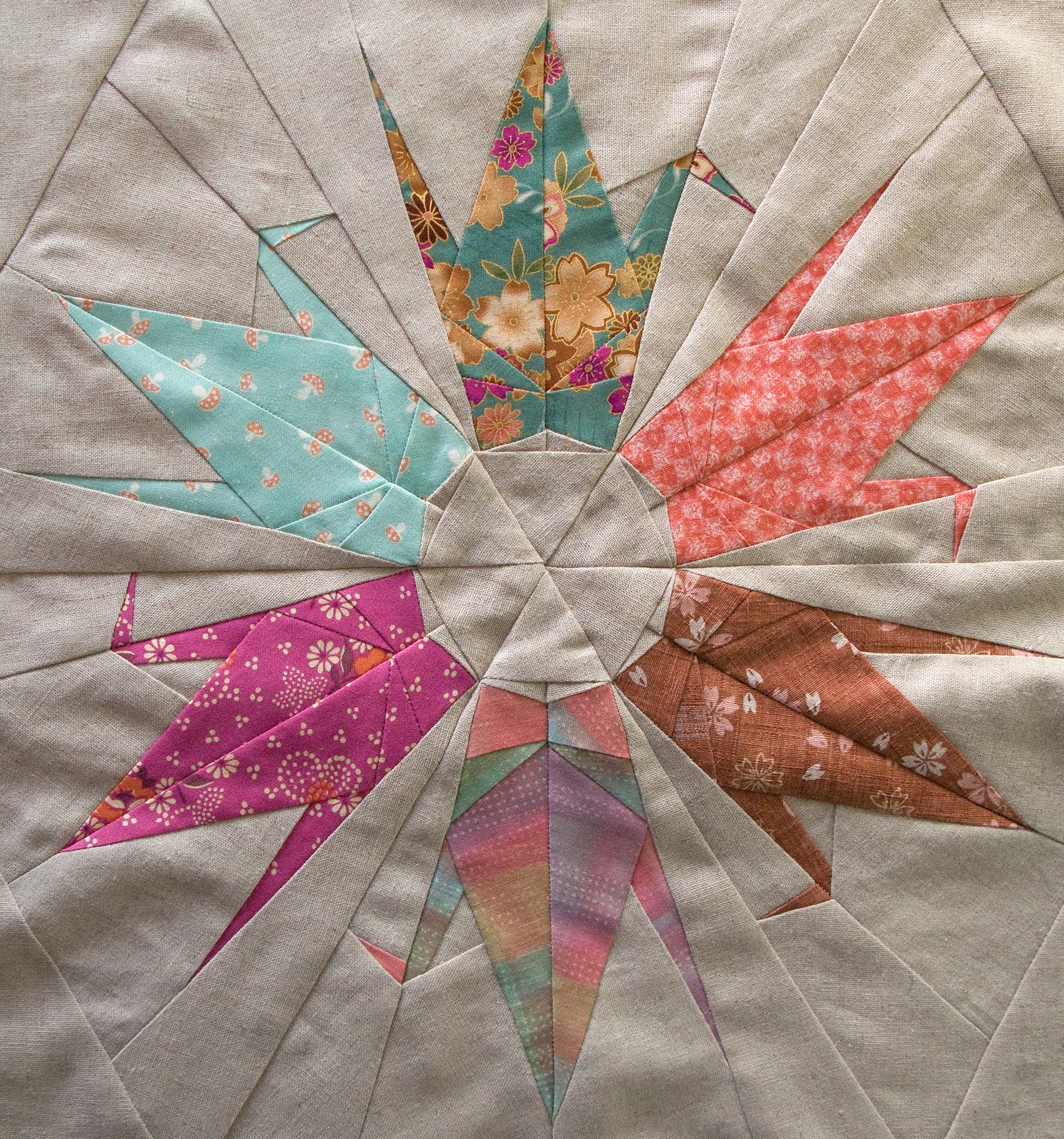 PatchworkPottery: Crane Star Pattern