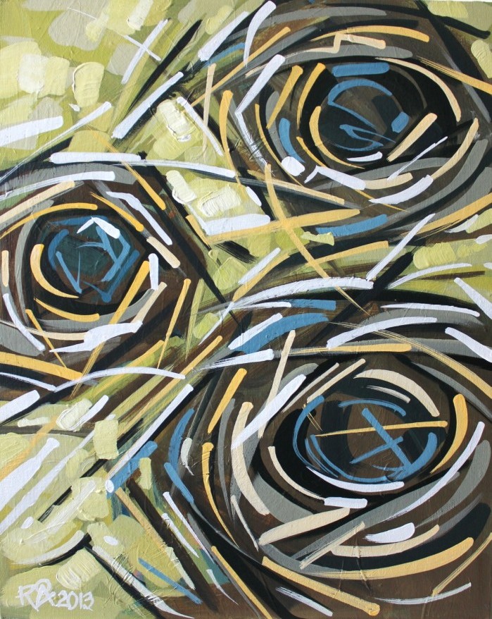 Art by Roger: Bird's Nest Abstraction 21