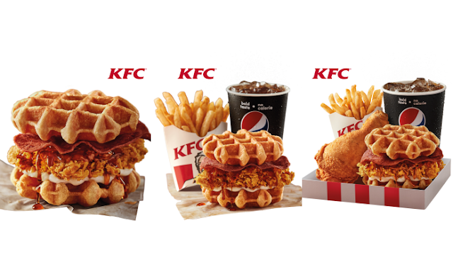 Follow Me To Eat La - Malaysian Food Blog: KFC ZINGER WAFFLE BURGER By ...
