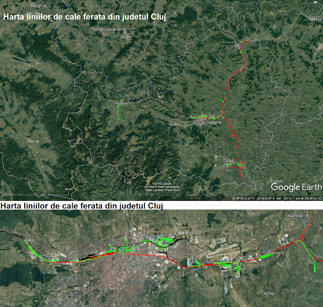 Cai ferate din Cluj, de la inceputuri pana in prezent.