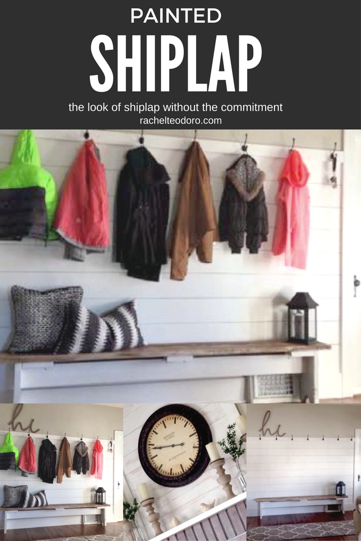 Faux Shiplap: DIY Sharpie Shiplap and Painted Shiplap Tutorial