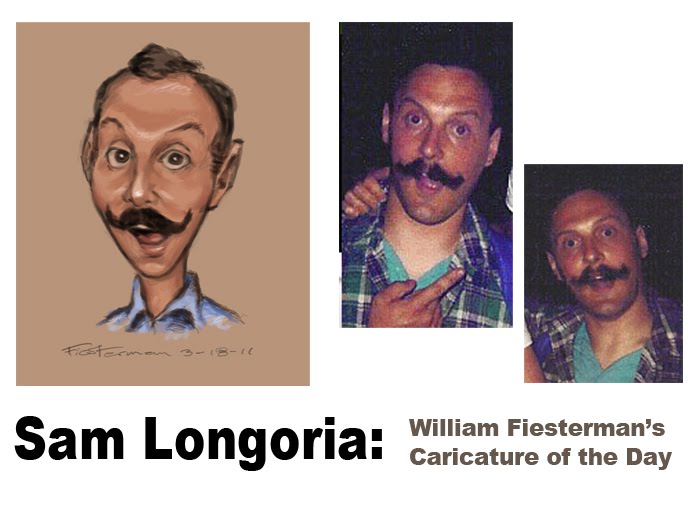 William Fiesterman One Painting or Drawing Per Day: Caricature of Sam ...