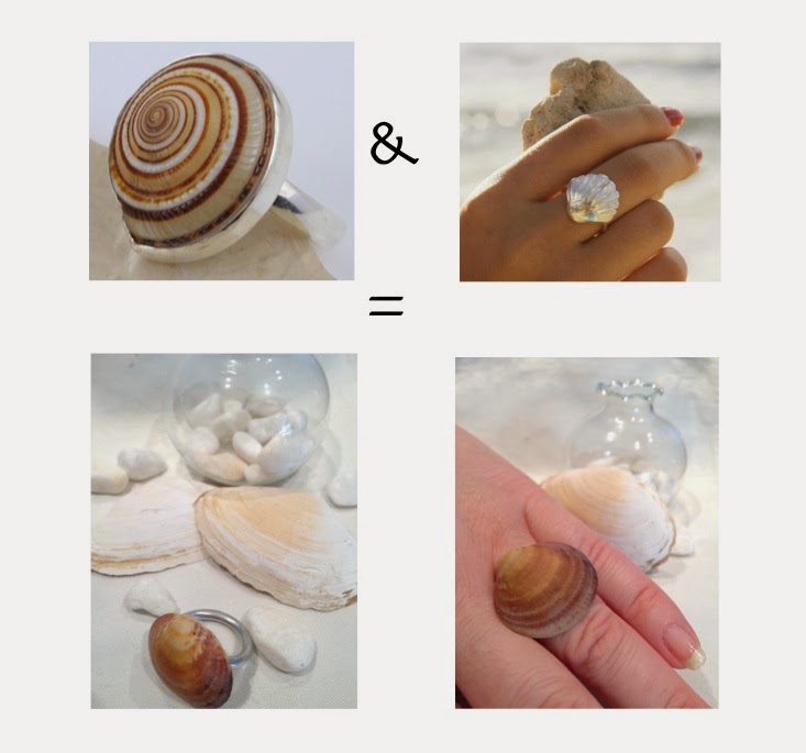 MeerSchmuck: Klassischer Muschel Ring