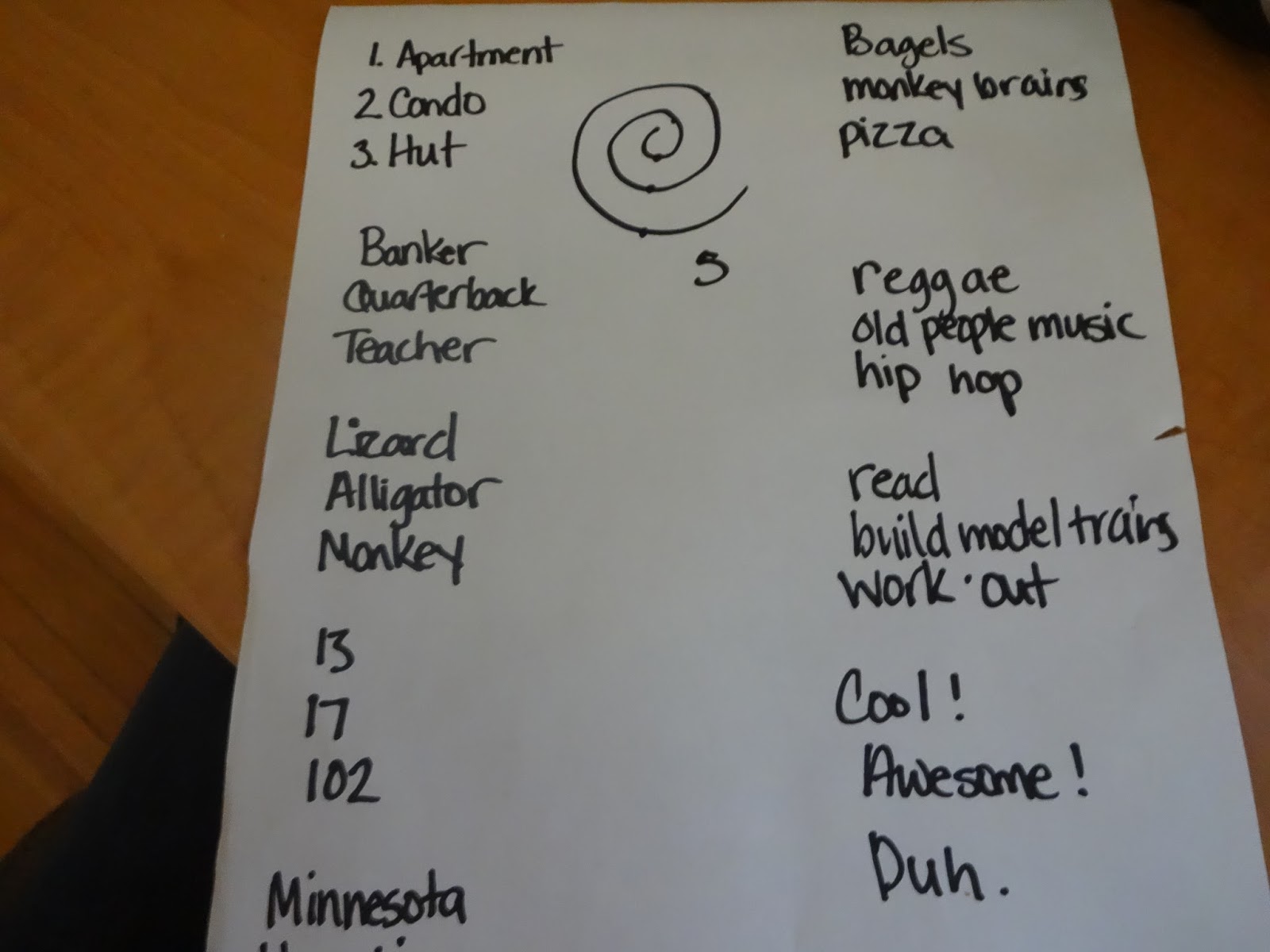 S2U: MASH: A fun way to get your categorization in.