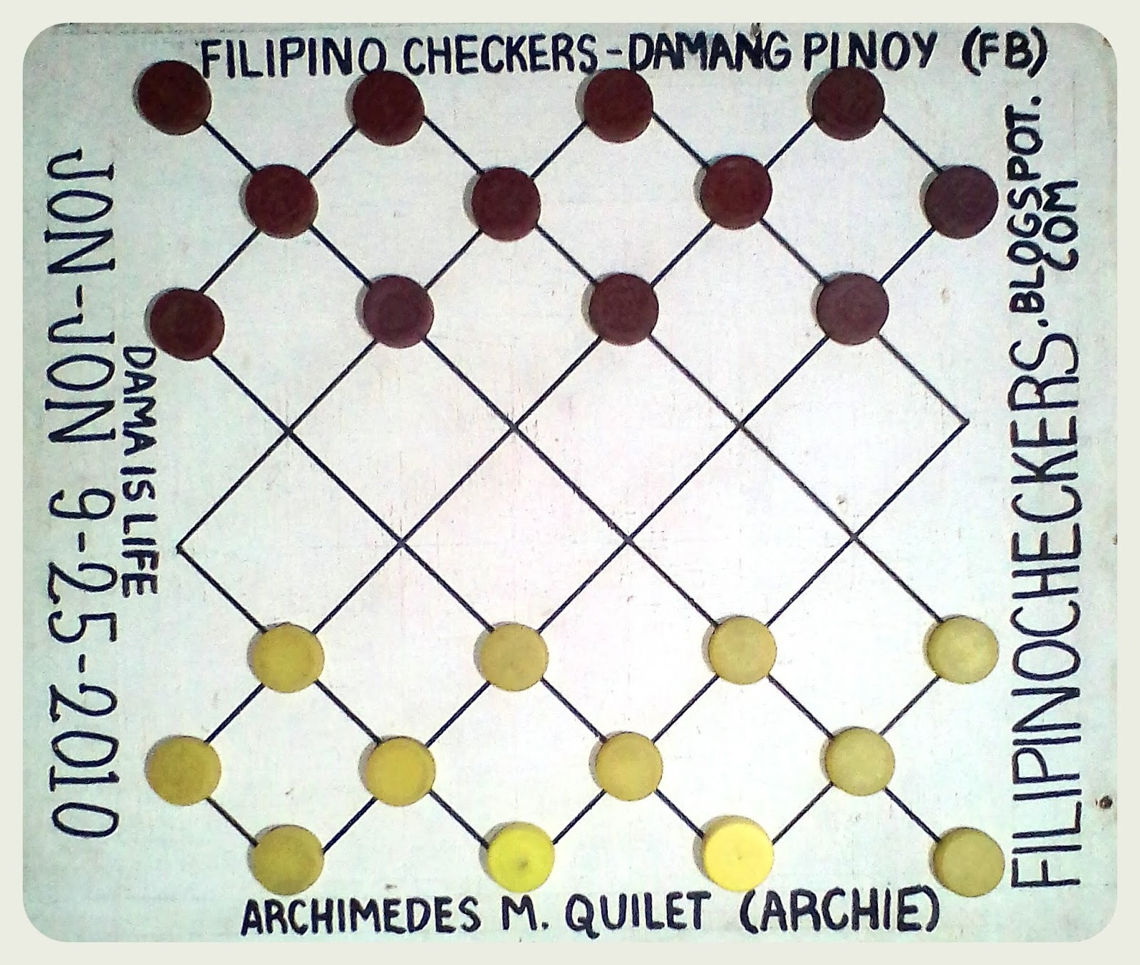 Dama (Filipino Checkers) ni Archimedes Mendoza Quilet: Dama (Mga ...