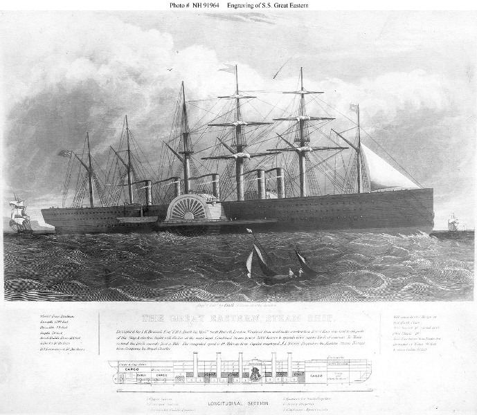 George H Lovett Gallery Part 3: Historical - Steamship Great Eastern