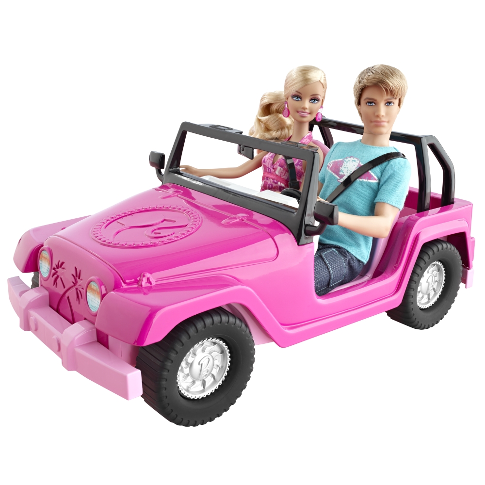 Barbie: El coche playero de Barbie y Ken