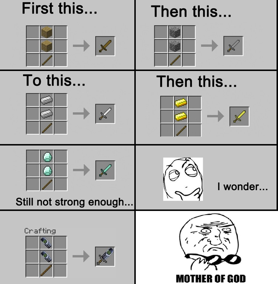 Meme: Crafting | Irvine Sonicboom