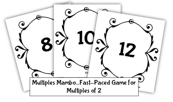 Card Game for Practicing Multiples - Classroom Freebies