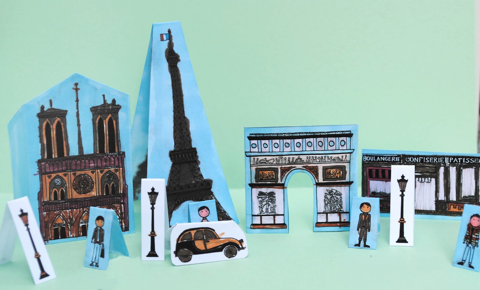 zakka life: Printable Mini Paris City