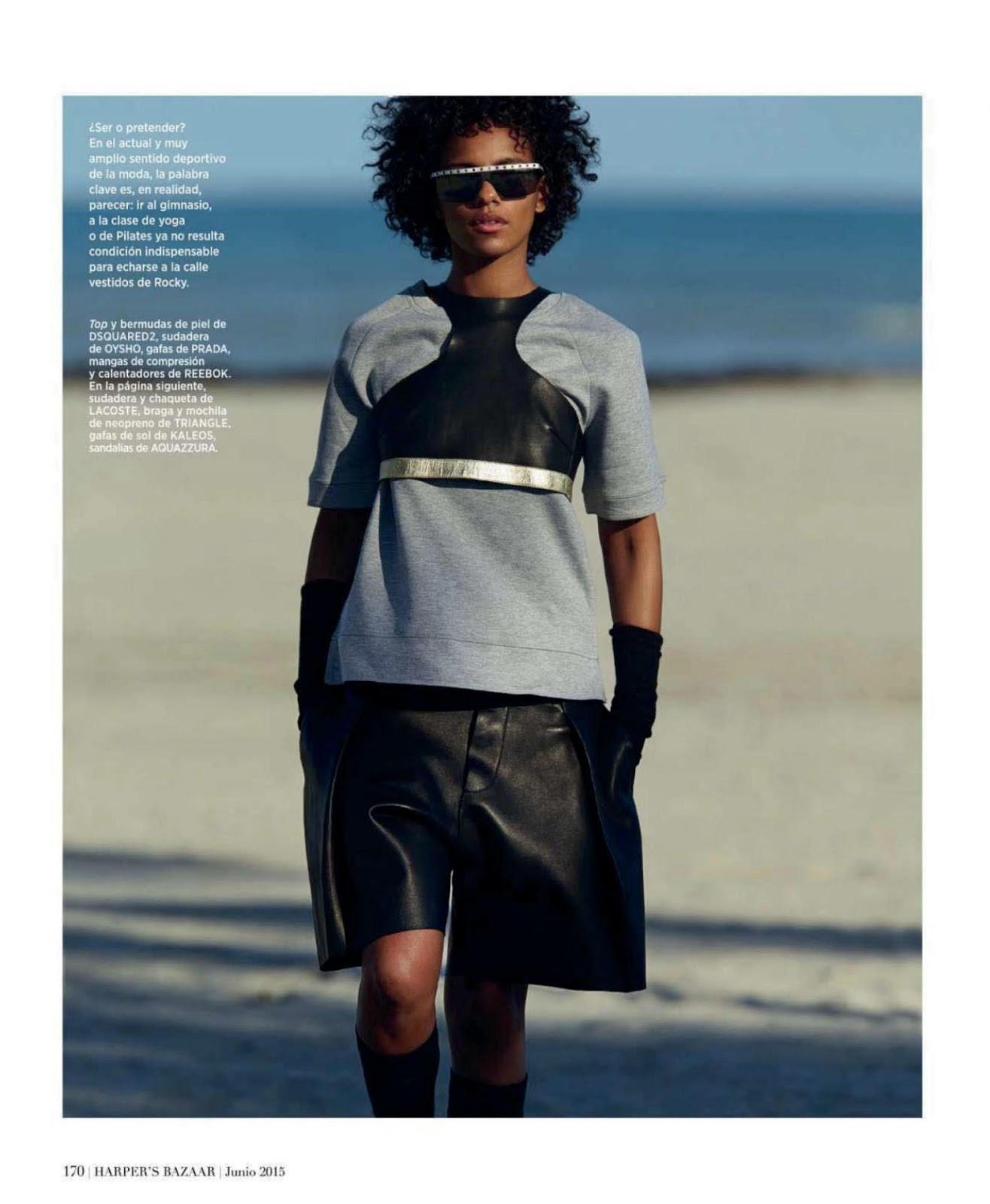 Dreaming of Dior: "Athlete City" Nianga Niang for Harper's Bazaar Spain ...