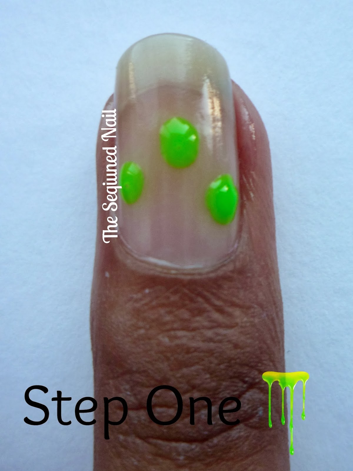 The Sequined Nail: Slime Nails Tutorial