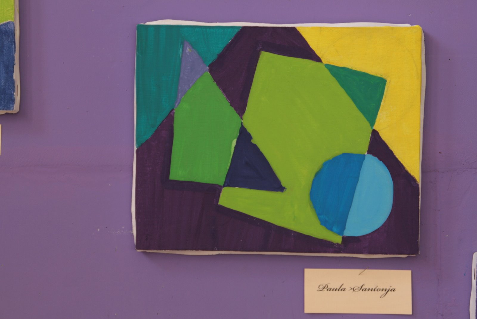 ARTENAULA: COMPOSICIONES GEOMÉTRICAS SOBRE LIENZO(1º ESO)