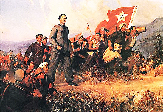 Painting of Mao and the Long March : r/MarxistCulture