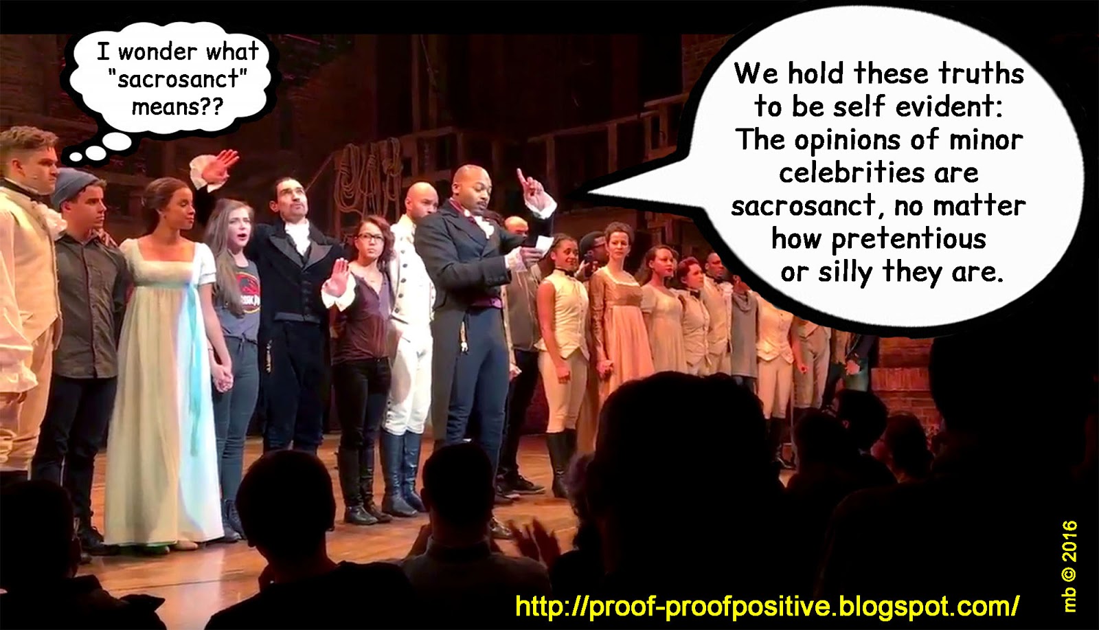 Proof Positive: Other Than That, Mrs. Lincoln, How Was the Play?