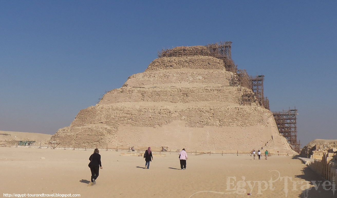 The Stepped Pyramid of Saqqara (The Pyramid of Djoser) in Egypt - The ...