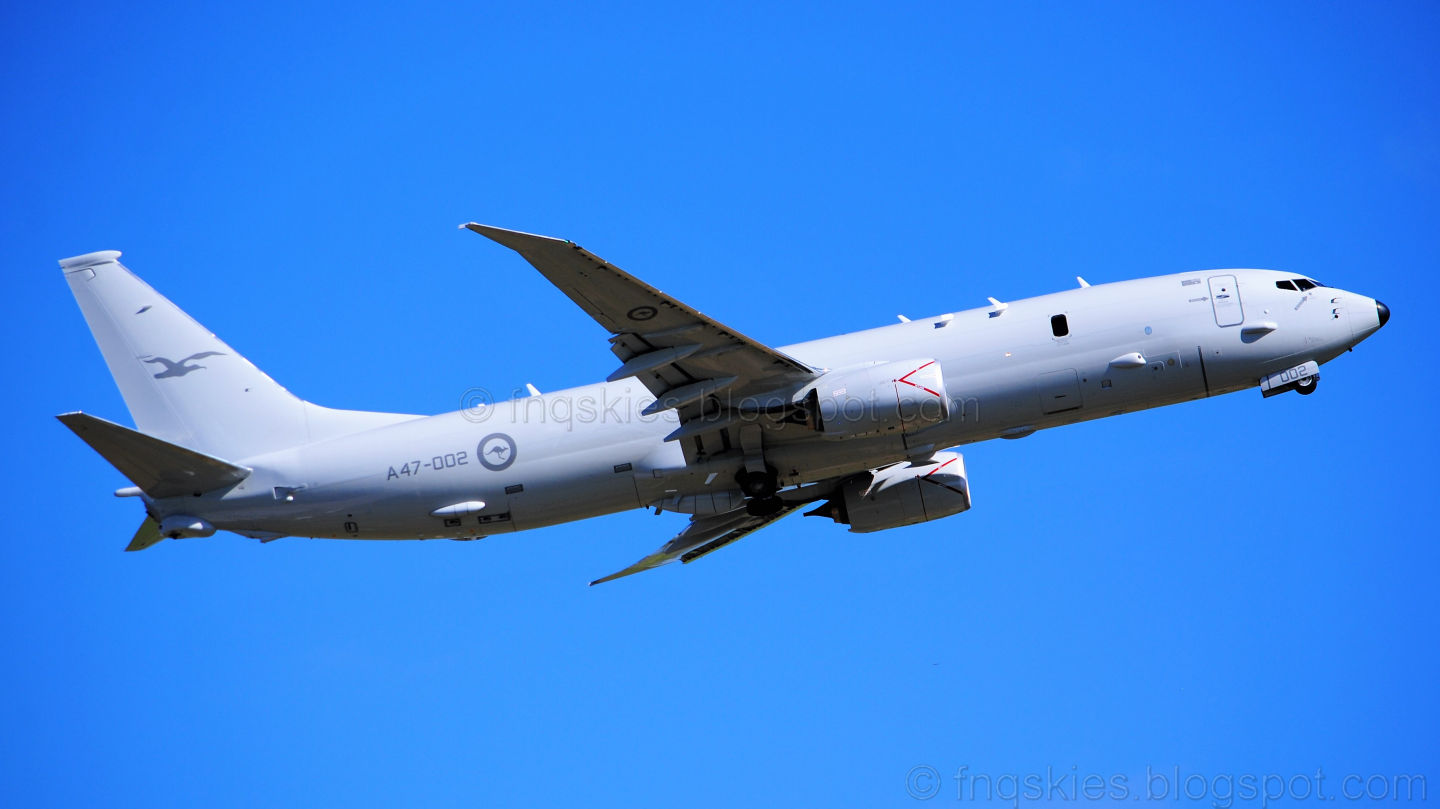 Far North Queensland Skies: RAAF P-8A Poseidon A47-002