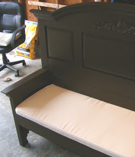 John's Creative Projects: QUEEN SIZE BED FRAME MADE INTO BENCH (part 4 ...