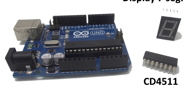 Arduino e Cia: CD4511 com Arduino e display 7 segmentos