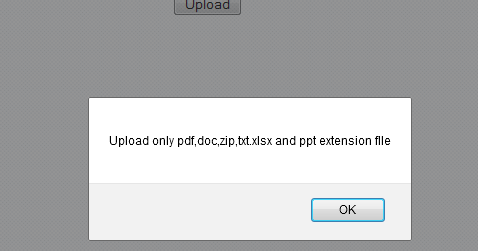 Asp .Net File Upload validate file extension using JavaScript