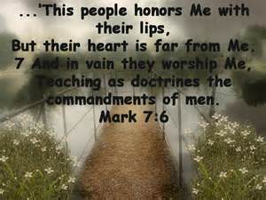 What's On My Heart Today...: Churchianity Vs. Christianity