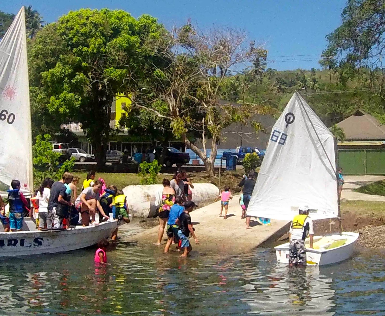 a family journey at sea and a rite of passage...: Fiji
