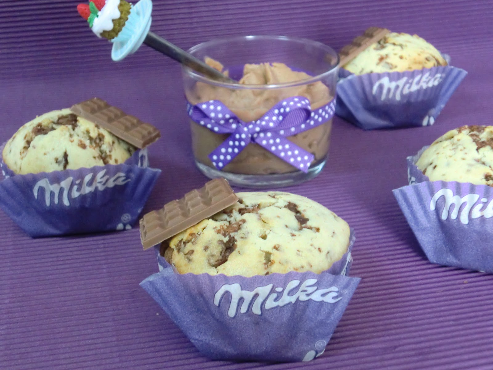 Caprichos en la Cocina.: Muffins milka.