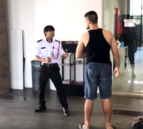 MMA Fighter Vs. Security Guards