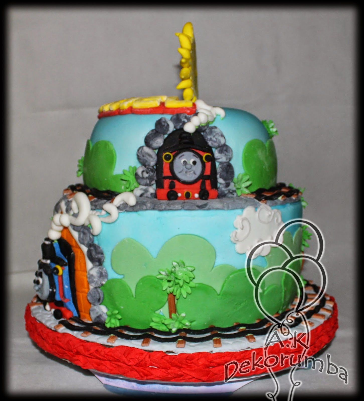 Torta - Tren Thomas - Dekorumba
