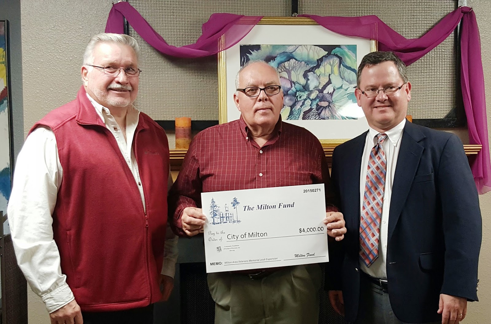 Milton Matters: City of Milton Received Grant for Milton Area Veterans ...
