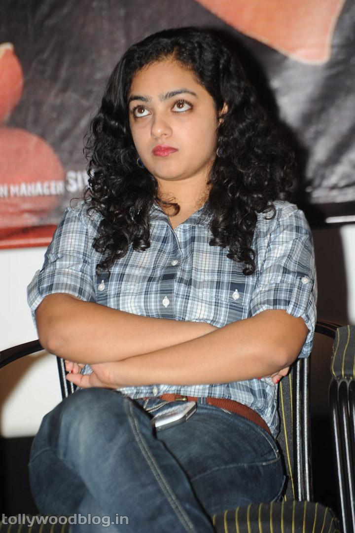 Nitya Menon latest cute photos stills at sega audio release