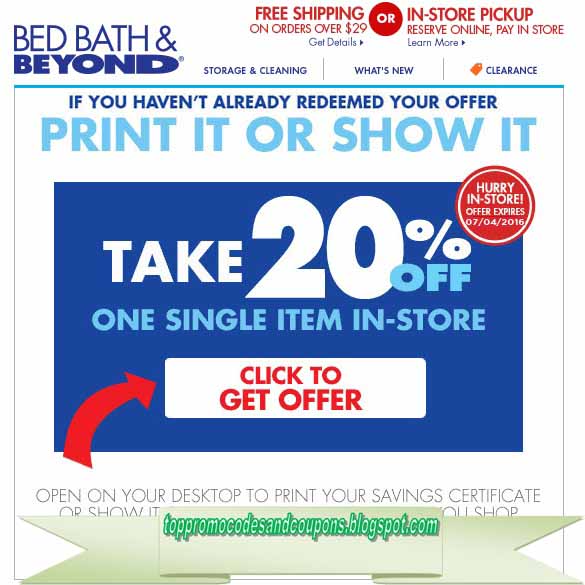 Free Promo Codes and Coupons 2023: Bed Bath and Beyond Coupons