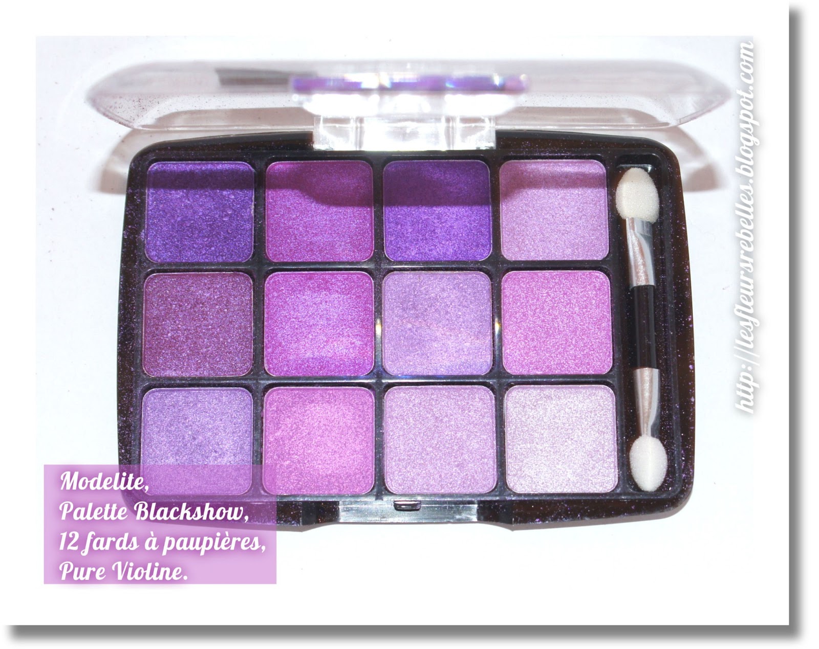 Blackshow Pure Violine de Modelite, maquillage des yeux version ...