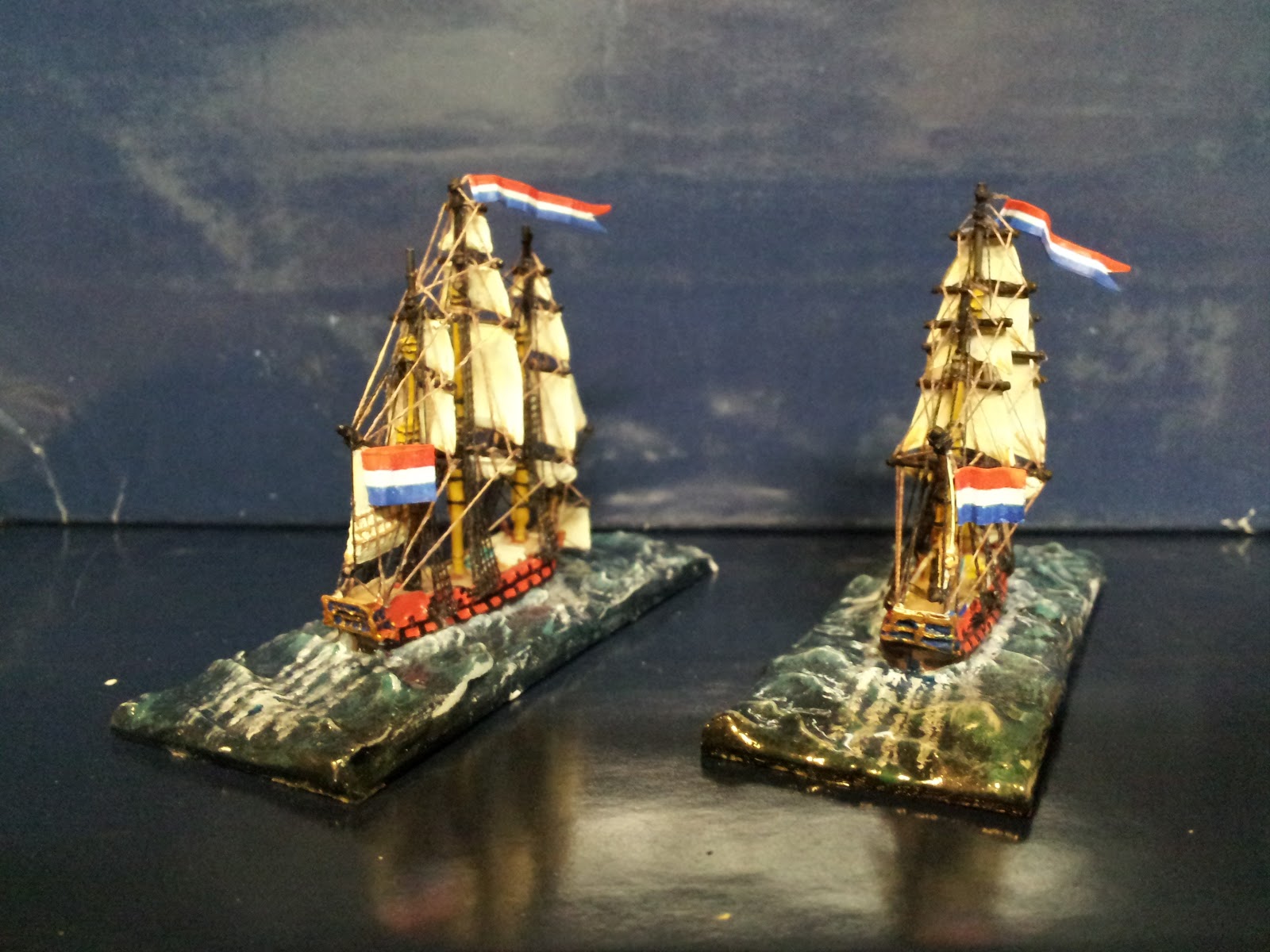 A Miniatures Hobby Room: Two Navwar 1:1200 50 Gun Ships