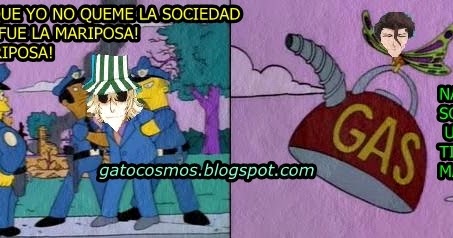 FUE LA MARIPOSA! BLEACH SIMPSONS MEMES URAHARA AIZEN - Gatocosmos - el ...