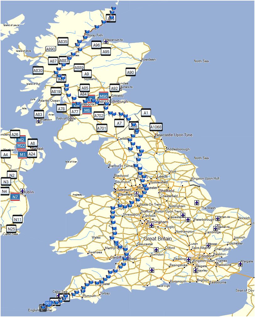 Time to walk: August 2011