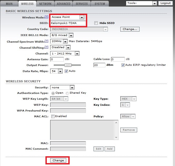 SETTING ACCESS POINT UBNT (PICO) STATION 2