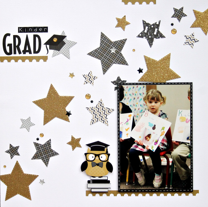 Doodlebug Design Inc Blog: The Graduates: Kinder Grad Layout