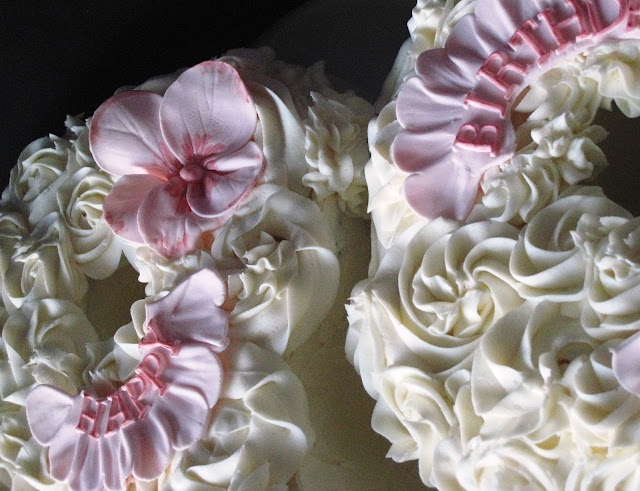 Heavenly Bites Cakes: A Rosette Frosted 89th Birthday Cake