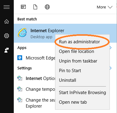 IE on Windows 10 Error: SSL Network Extender Service is down and could ...