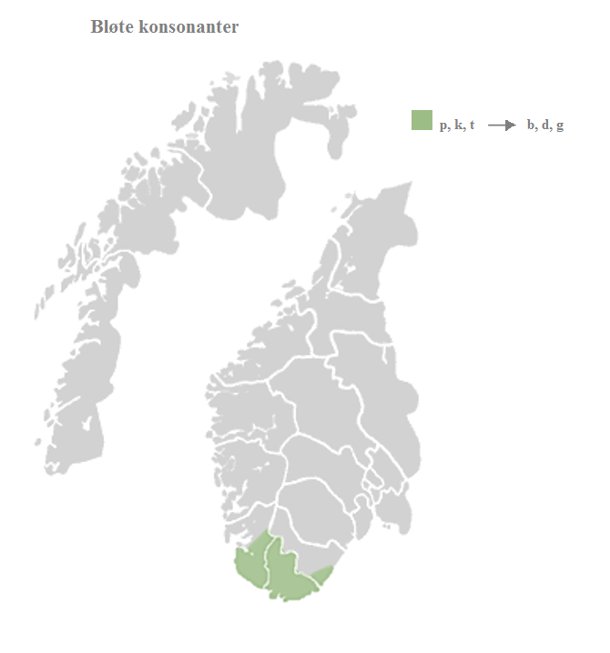 Dialektkart: Målmerker i dialekter