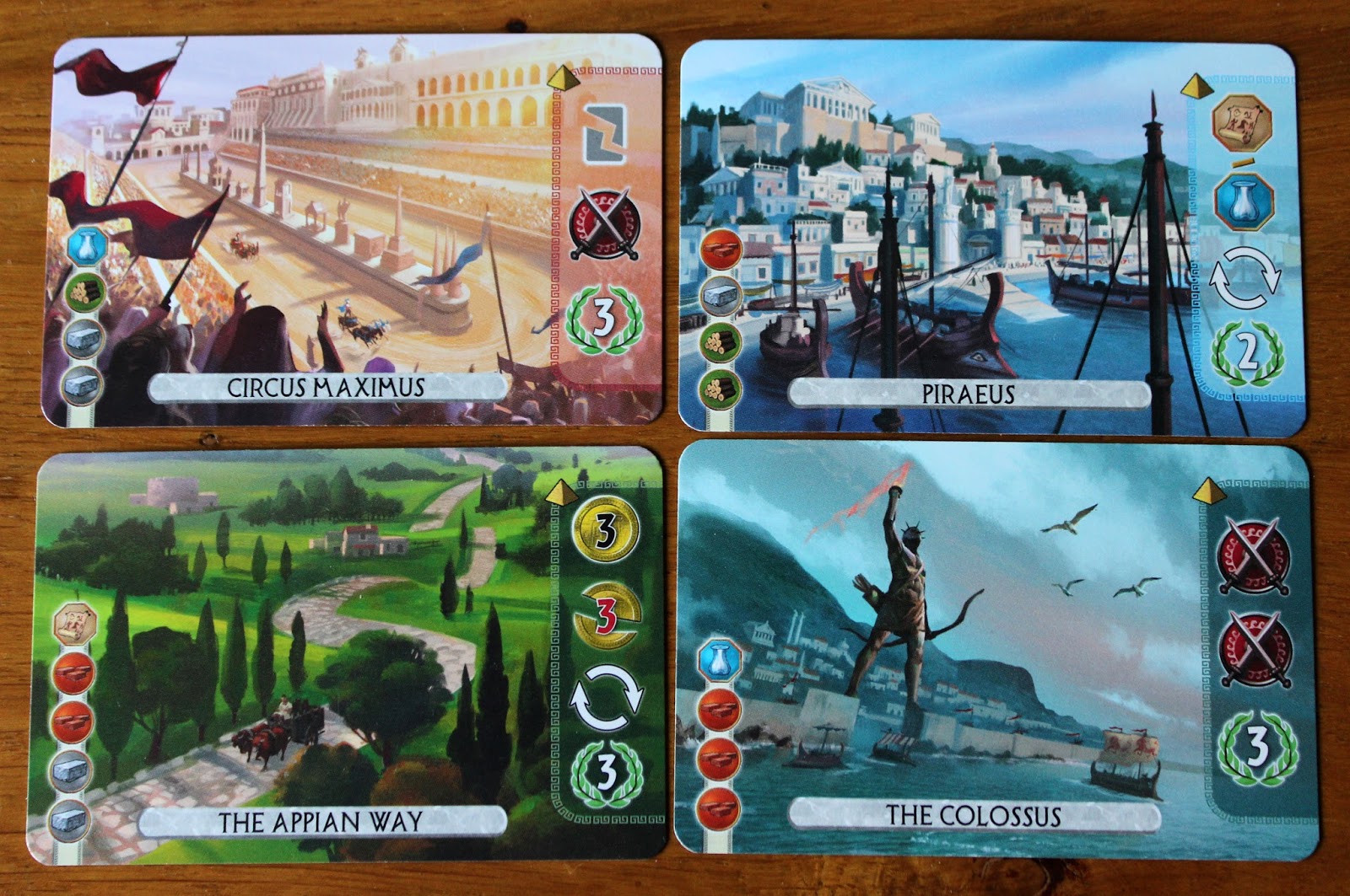 Random Nerdery: Cardboard - 7 Wonders: Duel Board Game Review