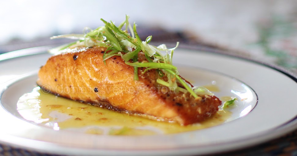 FISH STEAK: Sauted Fish Fillets With Sliced Garlic and Butter Sauce