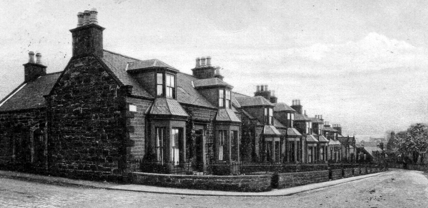 Tour Scotland: Old Photograph Manse Terrace Turriff Scotland
