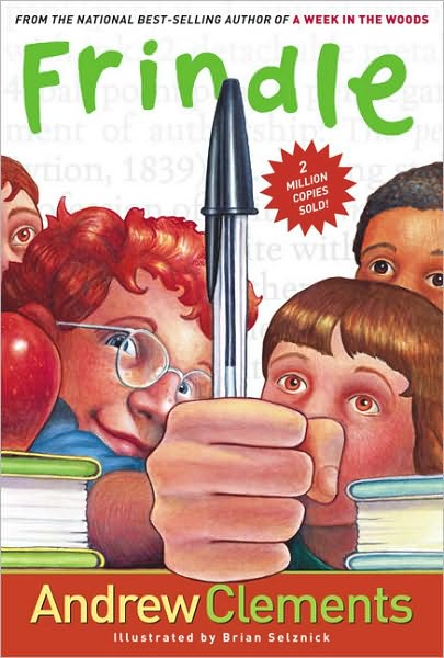 Momo celebrating time to read: Frindle by Andrew Clements illustrated ...