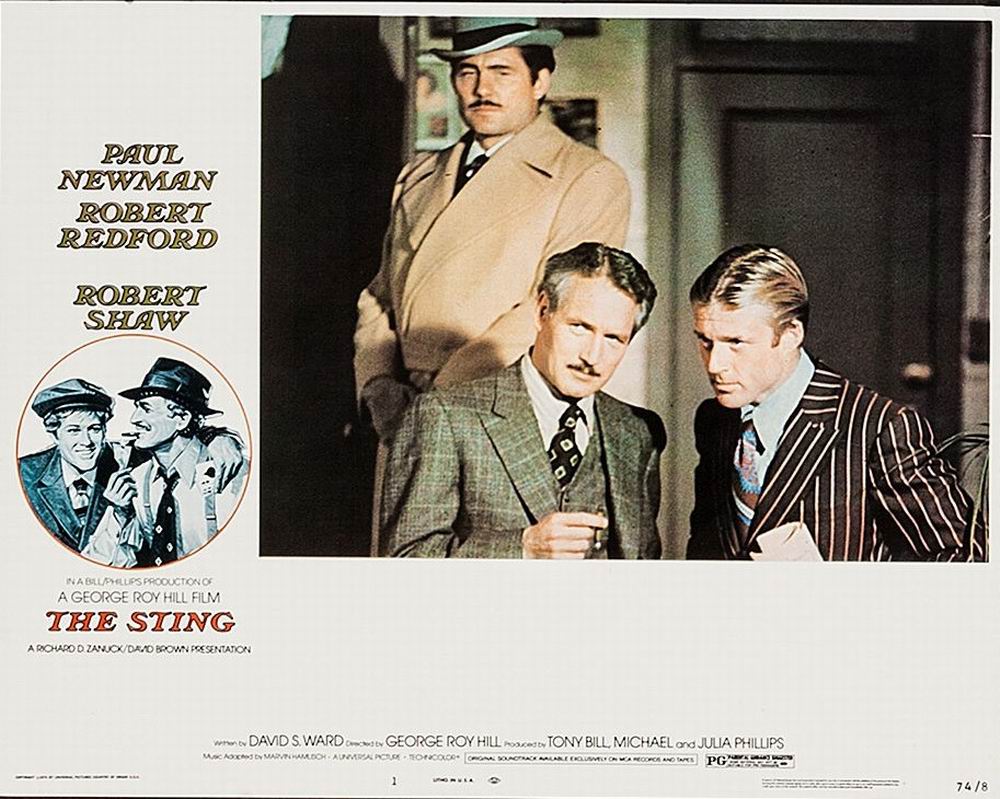 100 Years of Cinema Lobby Cards: The Sting (1973)