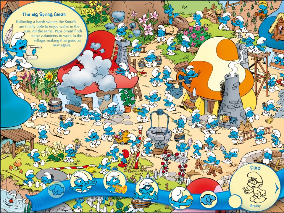 AppAbled: Smurfs Hide & Seek with Brainy